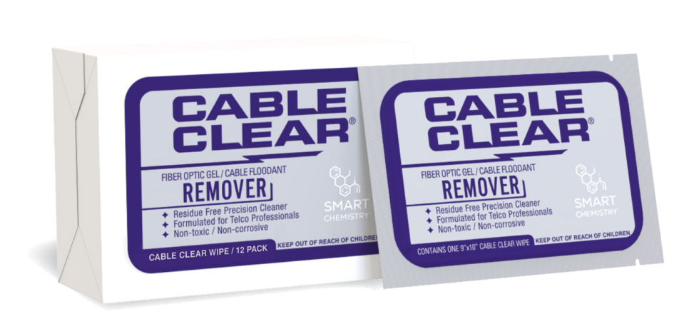 Cable Clear cleaning solution, including BF-1221 - Cable Prep